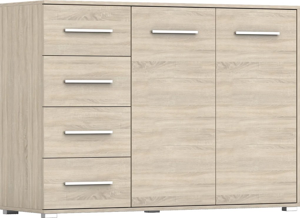 IDZ Komoda FRIDA 2D4S 01, 135 cm Dub Sonoma