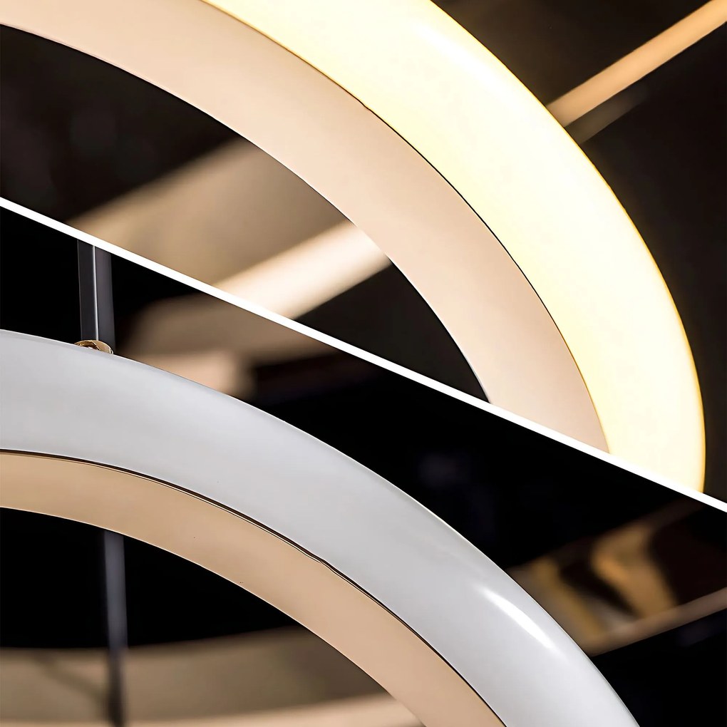 Toolight Závěsné LED osvětlení Modern D22 LHJ018-CP3 zlatá