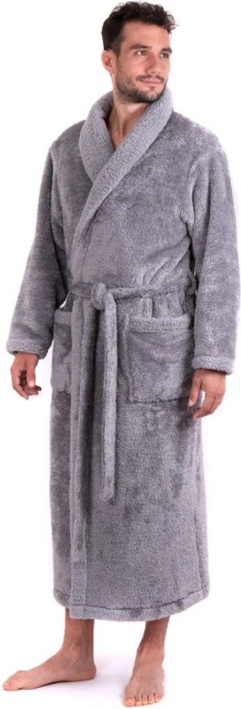 Župan ALTA hřejivý šedý unisex  21 43 9491 - XL