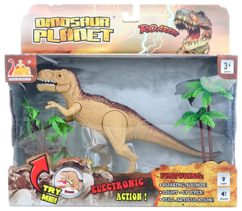 Dinosaurus T-Rex na baterie