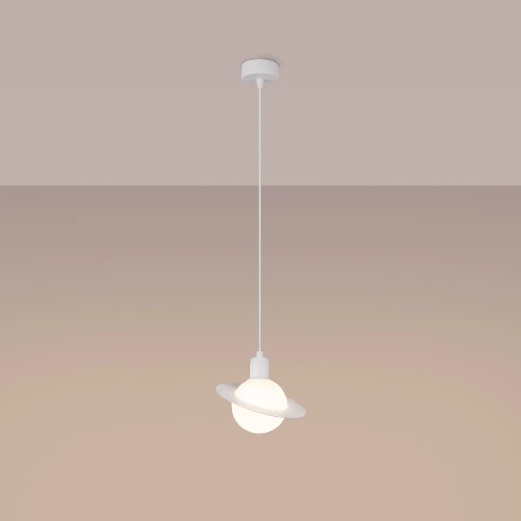 Sollux Lighting Závěsné svítidlo HYPERION 1 bílé