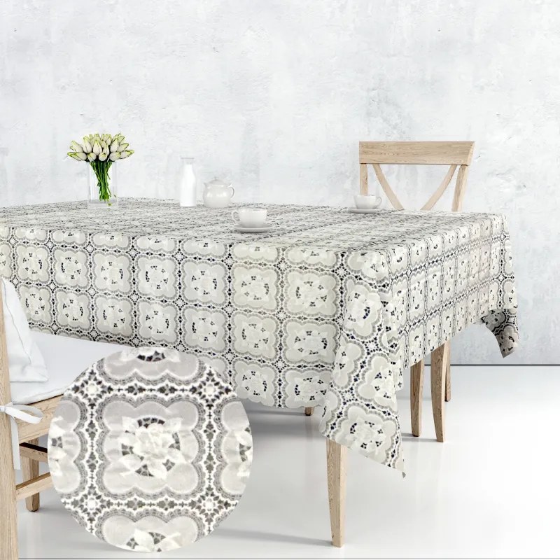 Ubrus PVC krajkový - Easy Lace - 17 С, role 132cmx22m