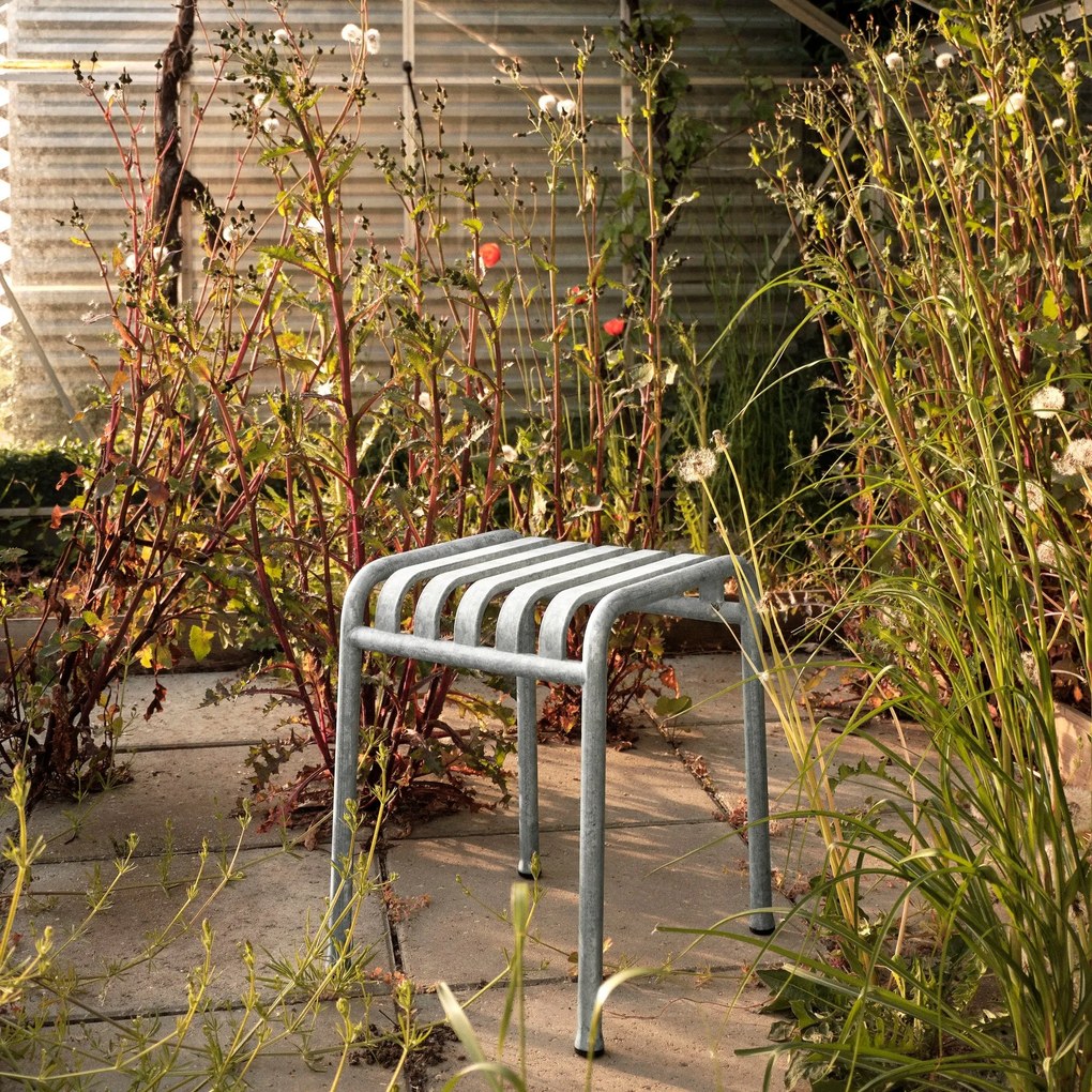 HAY Zahradní stolička Palissade Stool, Hot Galvanised