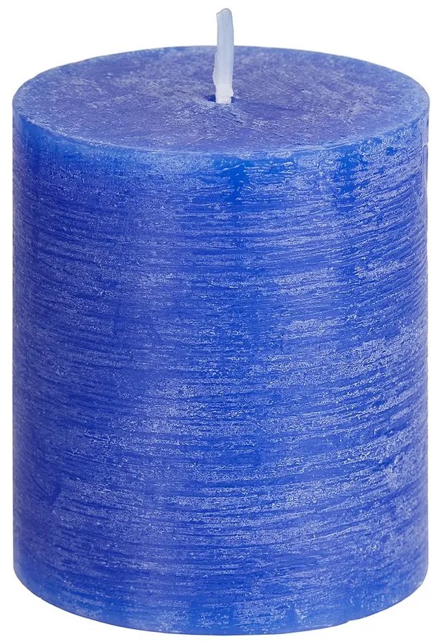 RUSTIC Svíčka 8 cm - modrá
