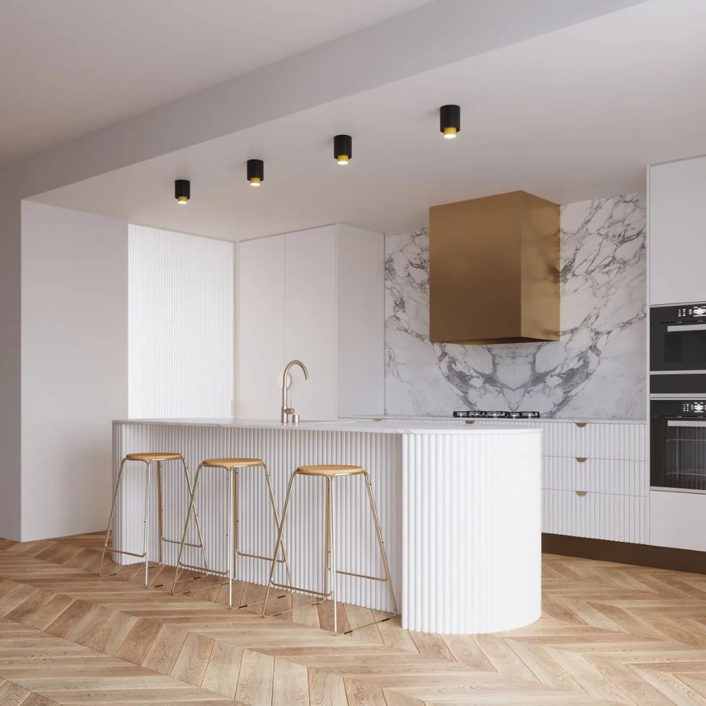 Sollux Lighting Stropní svítidlo NESI Černá
