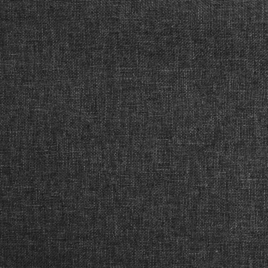 Otočné jídelní židle 4 ks černé textil 3087454