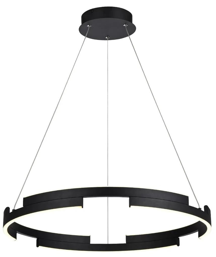Smarter Závěsné LED interiérové svítidlo Castle, ø60cm Barva: Černá