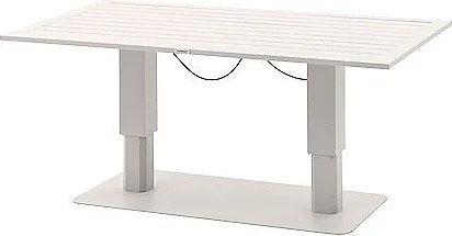 DEOKORK Hliníkový výsuvný stůl LYON 150x80 cm (cappuccino)