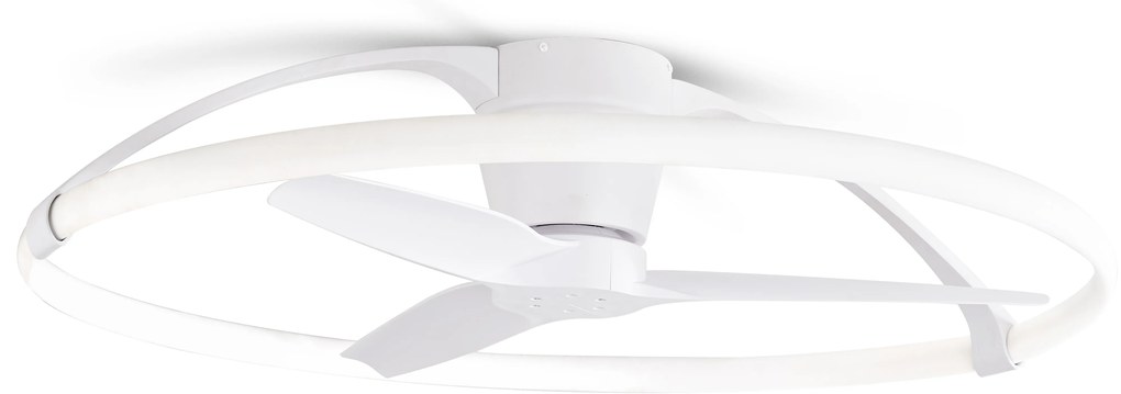 Mantra 7530 Nepal, stropní svítidlo s ventilátorem a dálkovým ovladačem, LED 75W 2700K-5000K, bílá, průměr 105cm