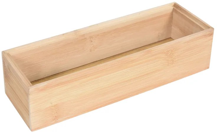BISK Erga Laos, bambusový kontejner na kosmetiku 23x7,5x6cm, přírodní hnědá, ERG-08127