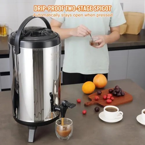 izolovaný dávkovač nápojů z nerezové oceli, 9,1 l
