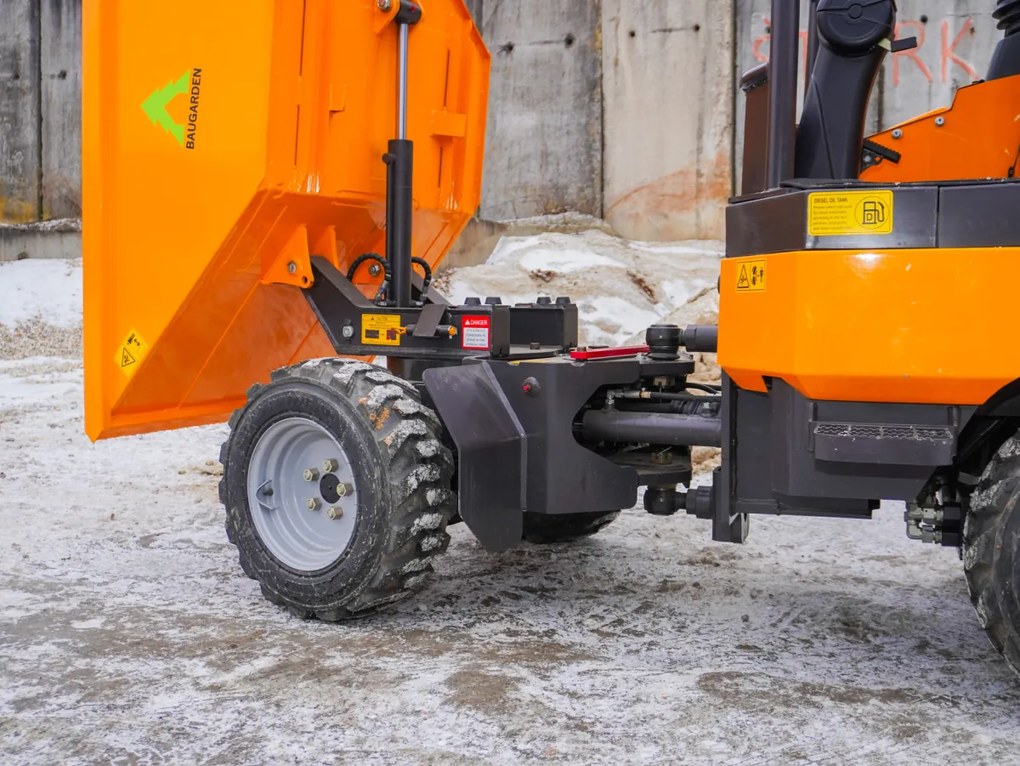 Kolový kloubový minidumper  BGKD1500 Kubota