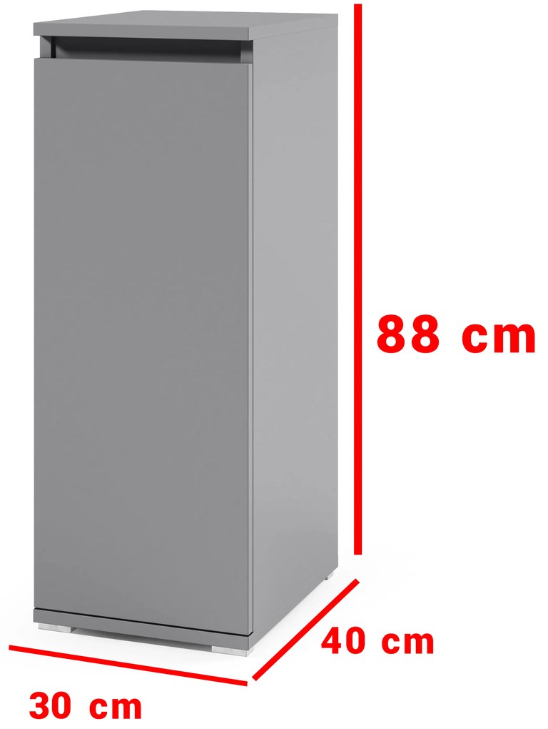 Eka Předsíňová stěna s čalouněnými panely Trinity 28 - Grafit / Hořčicová 2326