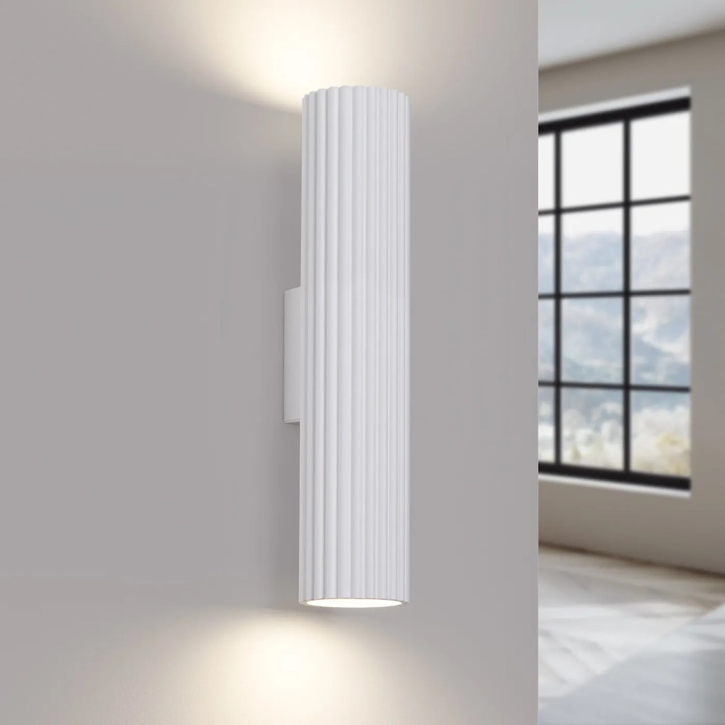 Sollux Lighting Nástěnné svítidlo KARBON 30 bílé