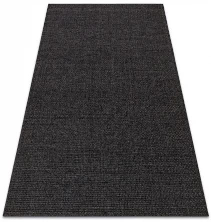 Dywany Luszczow Kusový koberec TIMO 0000 SISAL venkovní černý Rozměr koberce: 60 x 250 cm