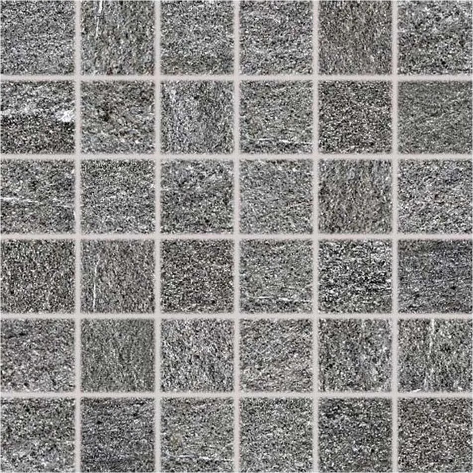 RAKO Quarzit - Mozaika 30x30 cm, tmavě šedá DDM06738