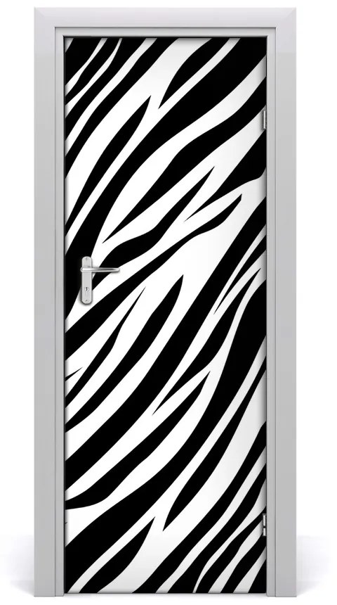 Fototapeta na dveře zebra pozadí 95x205 cm