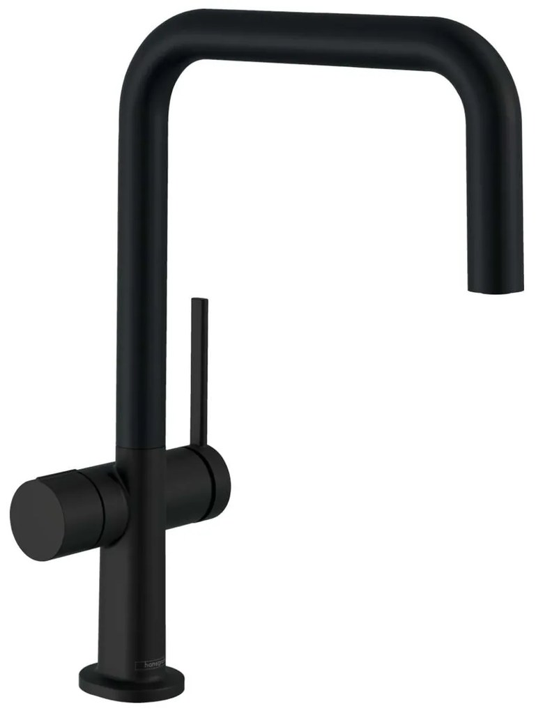 Hansgrohe Talis M54 - Dřezová baterie Talis U 220, s uzavíracím ventilem pro spotřebič, matná černá 72807670