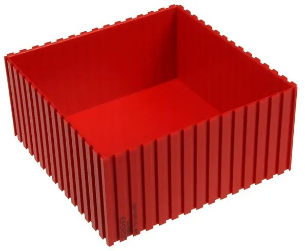 Plastová krabička na nářadí 70-150x150 mm, červená