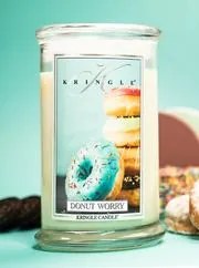 Kringle Candle svíčka Donut Worry (sójový vosk), 623 g