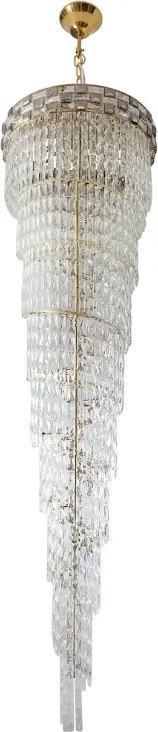 Milagro Křišťálová lampa Lustr Luxuria 300 cm 41xE14 1 ks