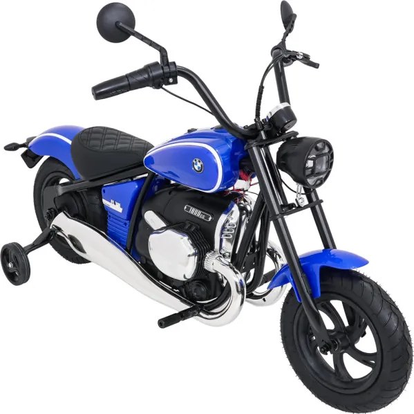 Elektrická motorka BMW R18 modrá