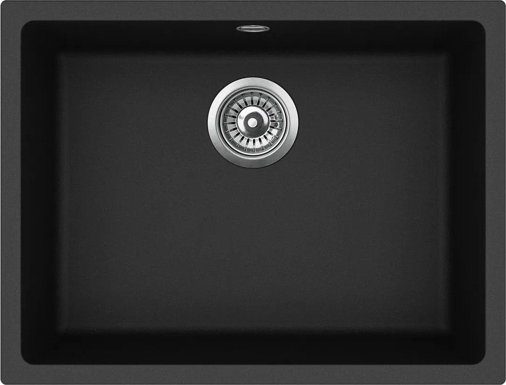Aquastone LUNO 70 U černá metalická