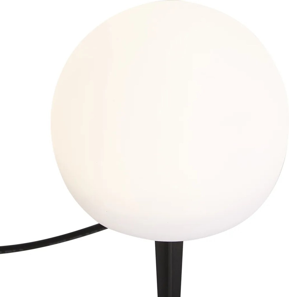 Moderní venkovní lampa 12V bílá 12cm vč. LED IP65 - Voltaire Luno