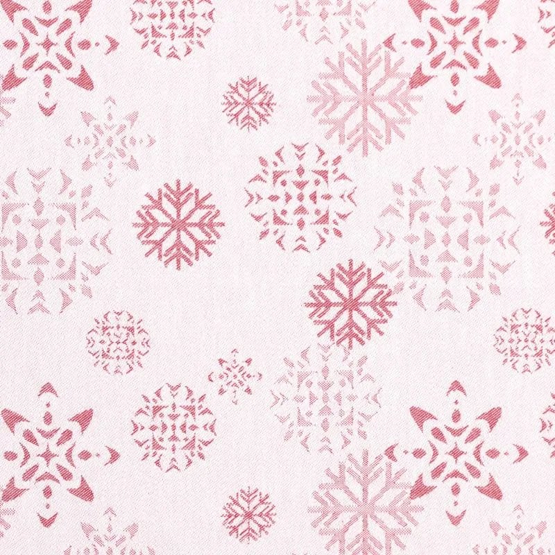 SCANquilt utěrka DESIGN vločky červená 50 x 70 cm