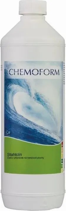Chemoform Stahlclin 1 l – čistič a leštidlo nerezu na bazény a vířivky