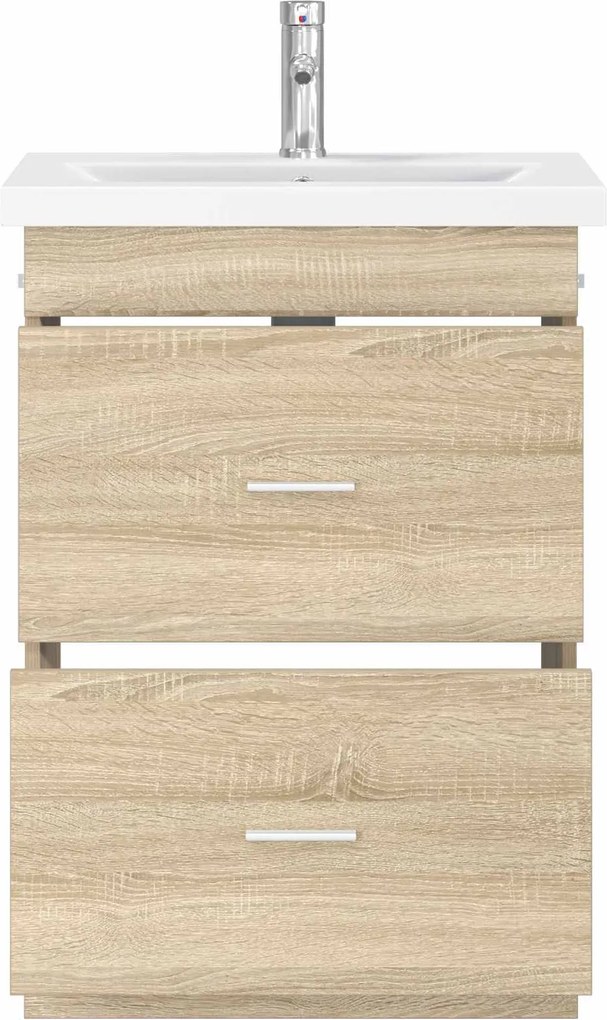 Sada koupelnového nábytku Dub sonoma 61 x 40 x 84,5 cm 3404368