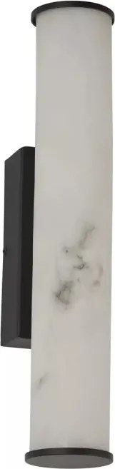 Searchlight 61185-1BK Stmívatelné nástěnné LED svítidlo MARBLE IP44, ČERNÉ