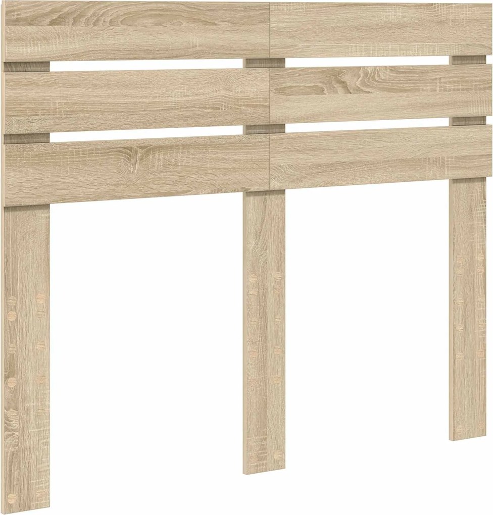 Rám postele s čelo Sonoma dub 120 x 200 cm Kompozitní dřevo 3411661