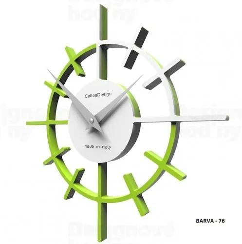 CalleaDesign 10-018 Crosshair zelené jablko-76 29cm nástěnné hodiny