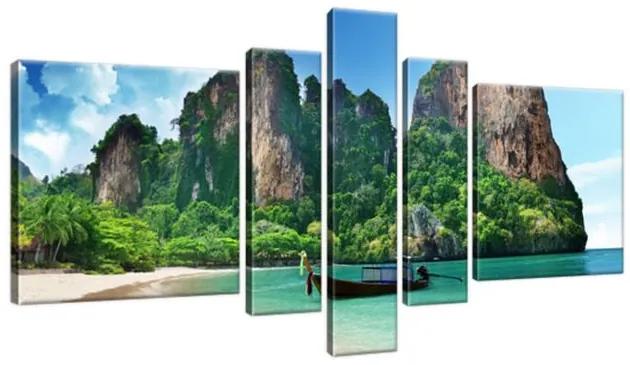 Tištěný obraz Pláž v Thajsku 160x80cm 1320A_5J