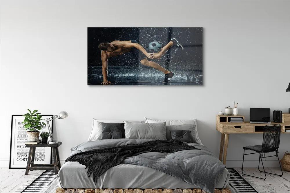 akrylový obraz Míč Rain Man 140x70 cm