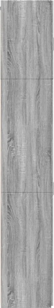 Skříň highboard šedá sonoma 80 x 42,5 x 249 cm kompozitní dřevo 3281369