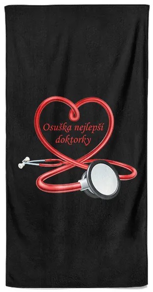 Osuška Nejlepší doktorky (Velikost osušky: 100x170cm)