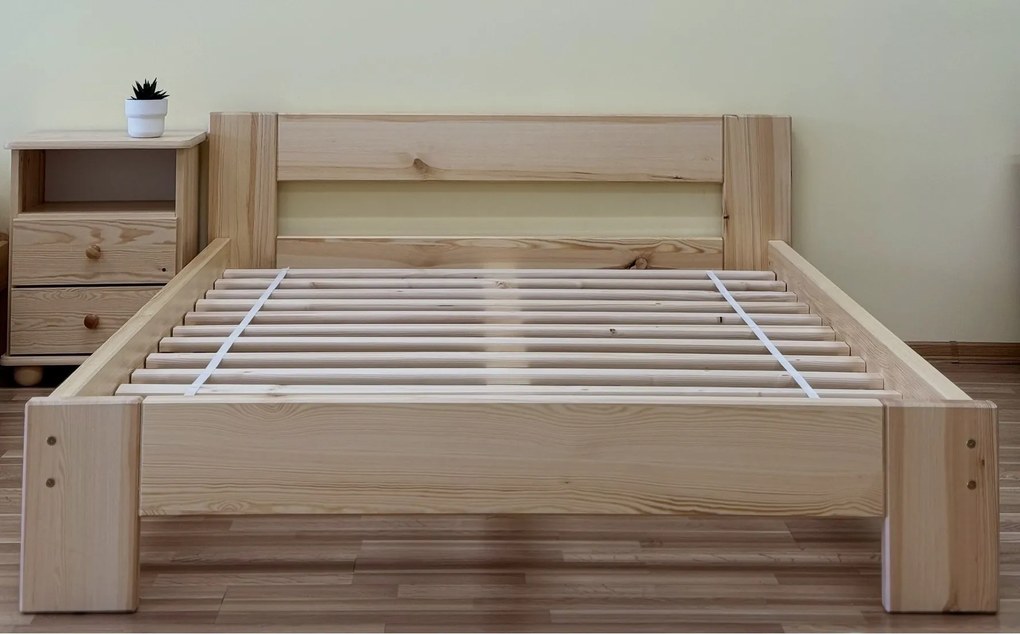 ComfortMatrace Postel z masivu borovice 4cm DIANA+rošt ZDARMA 80x200 cm