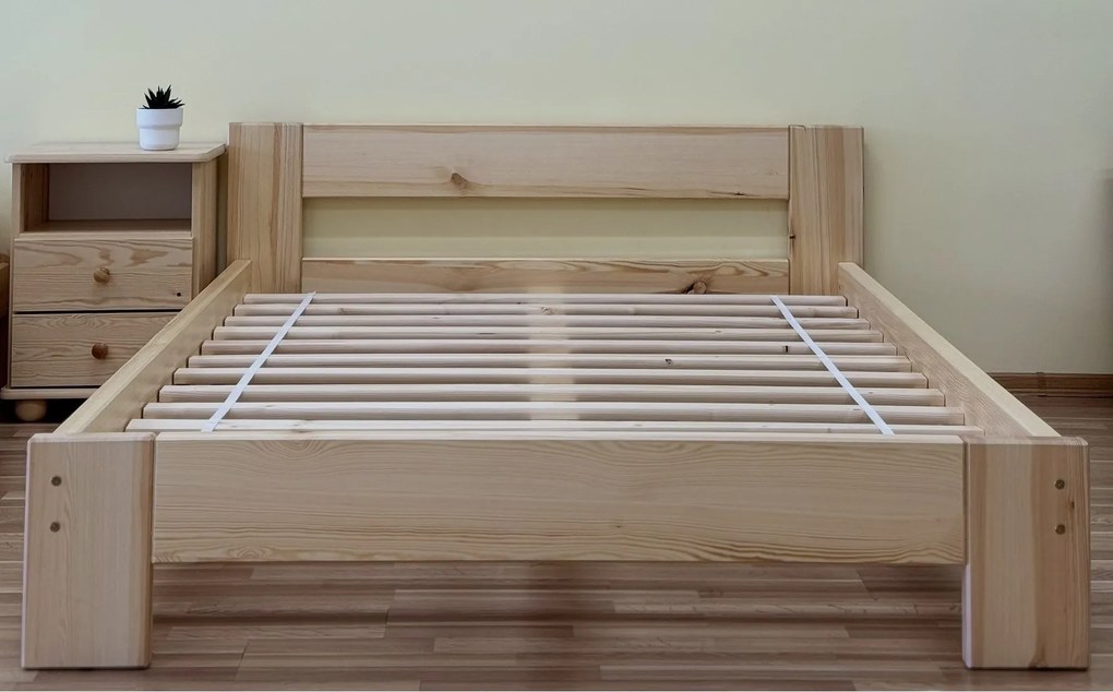 ComfortMatrace Postel z masivu borovice 4cm DIANA+rošt ZDARMA 80x200 cm