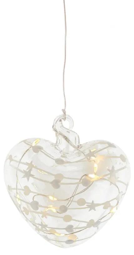 Sirius Sirius LED dekorace Sweet Christmas Heart Ø10cm (8 LED světel)