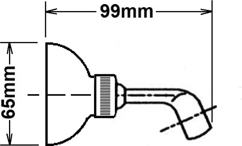 Sapho SUP21 držák sprchy otočný chrom