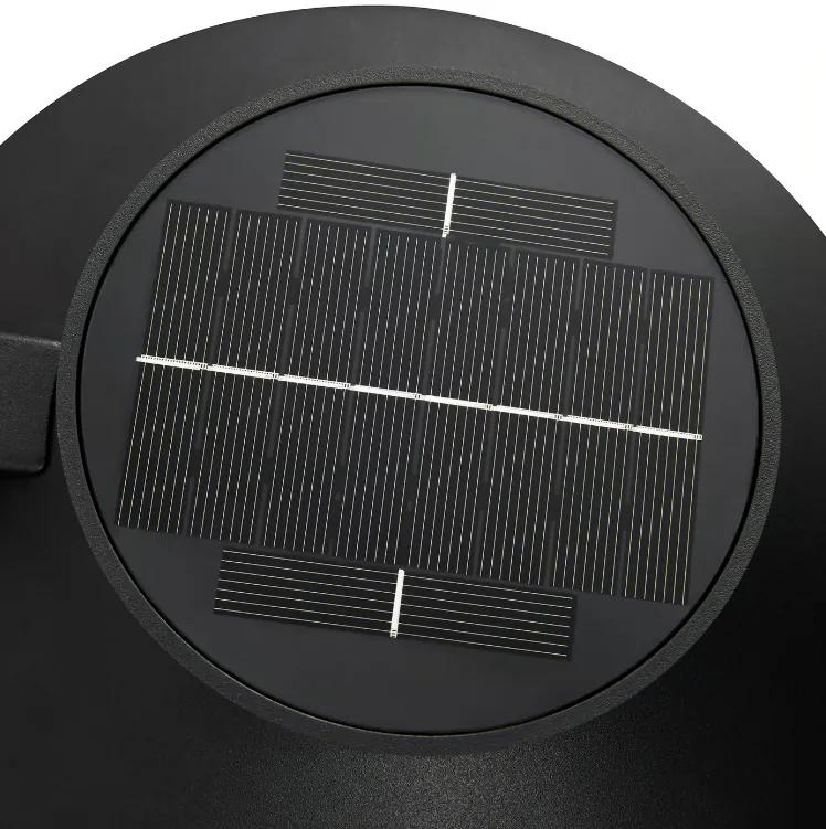 Nordlux Solární nástěnné LED svítidlo Justina se senzorem Barva: Antracit
