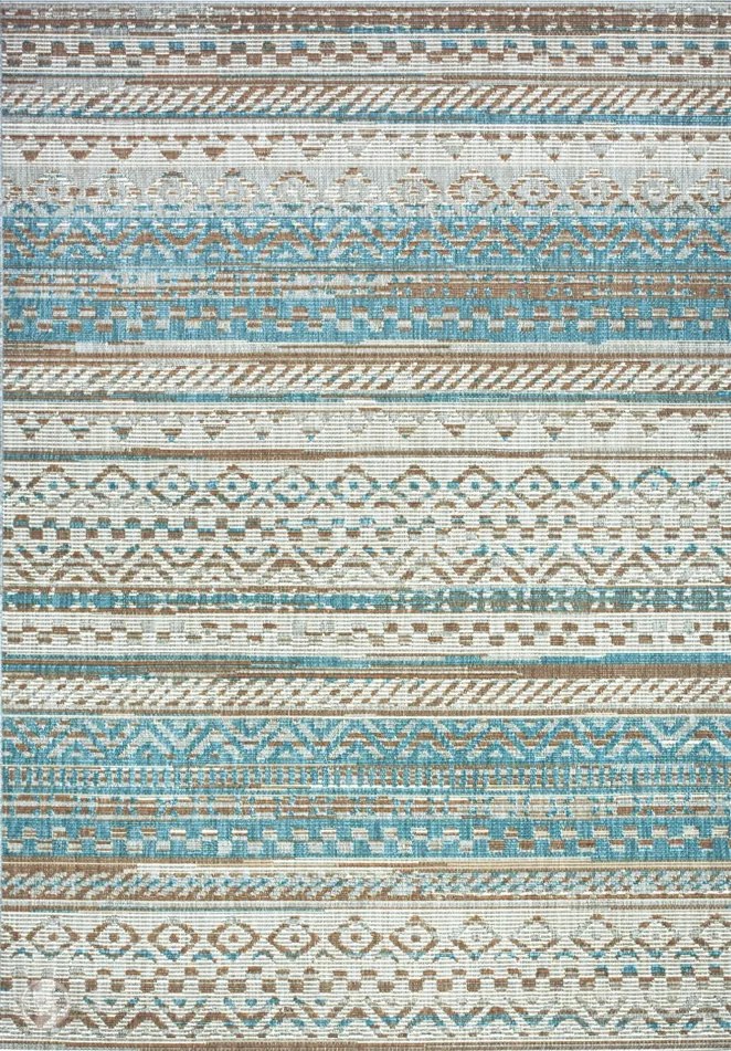 Balta Kusový koberec buklák Star 19112-53 modrý venkovní 080x150 cm