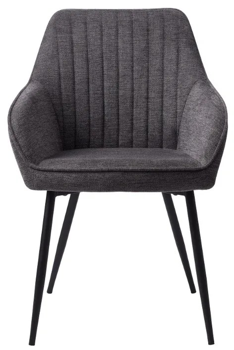 Designová židle Jadwiga tmavě šedá