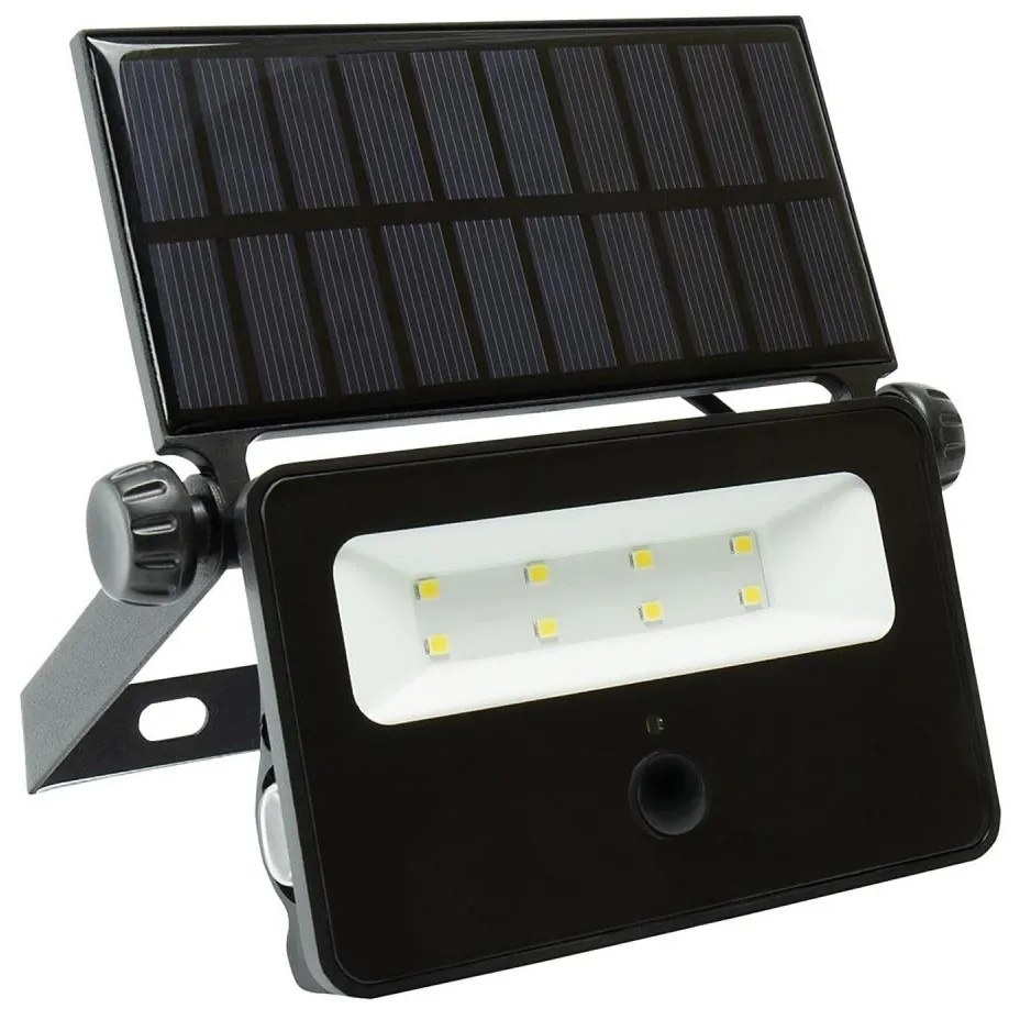 LED Solární reflektor se senzorem NOCTIS LED/2W/1800 mAh 3,7V 6000K IP65