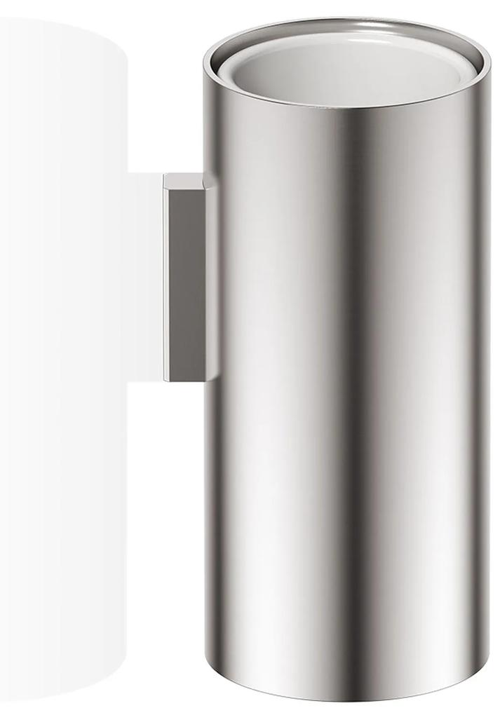 Decor Walther Nástěnný kelímek s porcelánovým vnitřkem MK WMG matný nerez