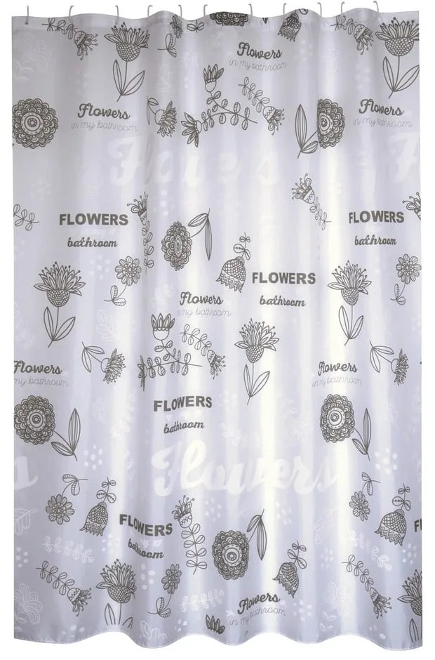 Sprchový závěs 180x200 cm Flowers – MSV