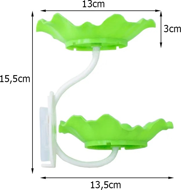 Verk Group Mýdlenka květinová nádoba na mýdlo závěsný držák