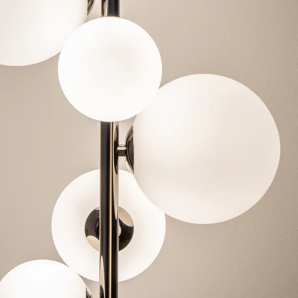 BRILAGI - LED Stojací lampa MILLA 7xG9/3W/230V černý chrom/bílá